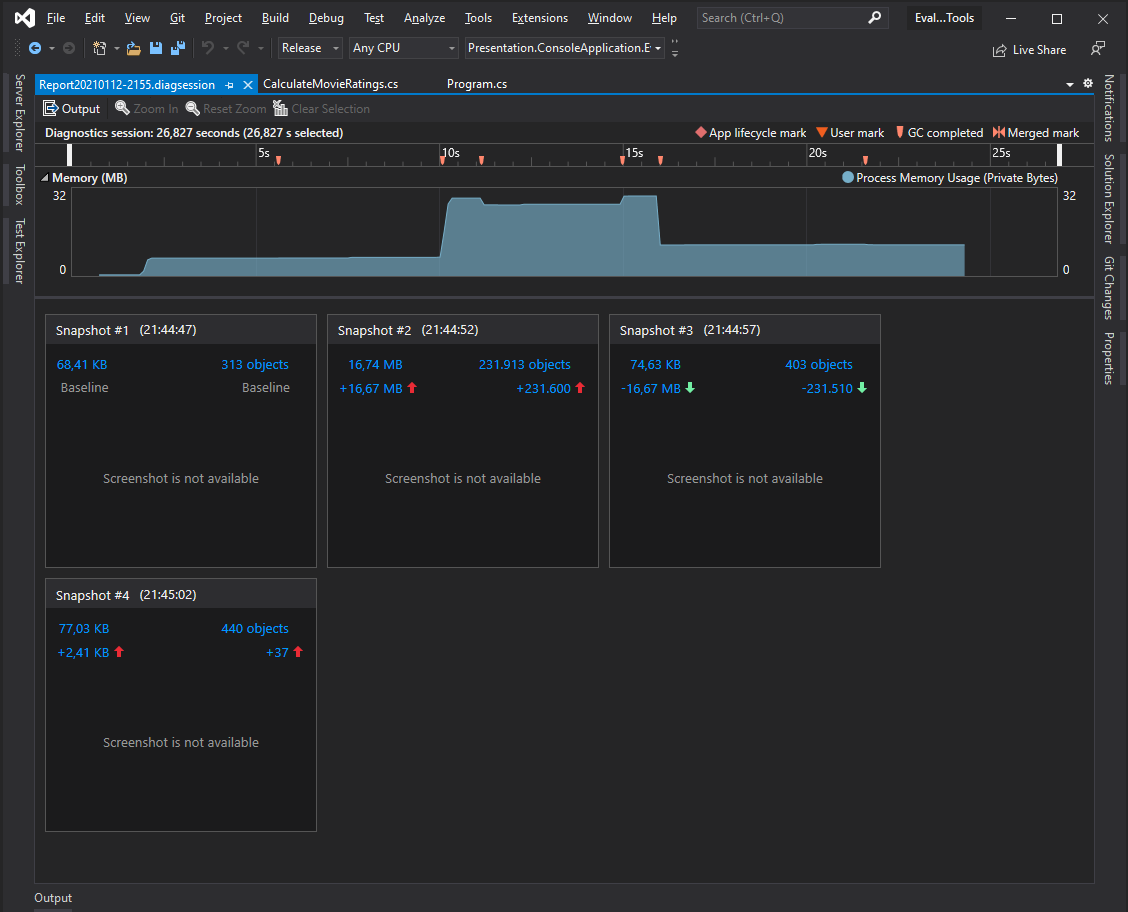 Ferramentas de análise de desempenho: Performance Profiler do Visual ...